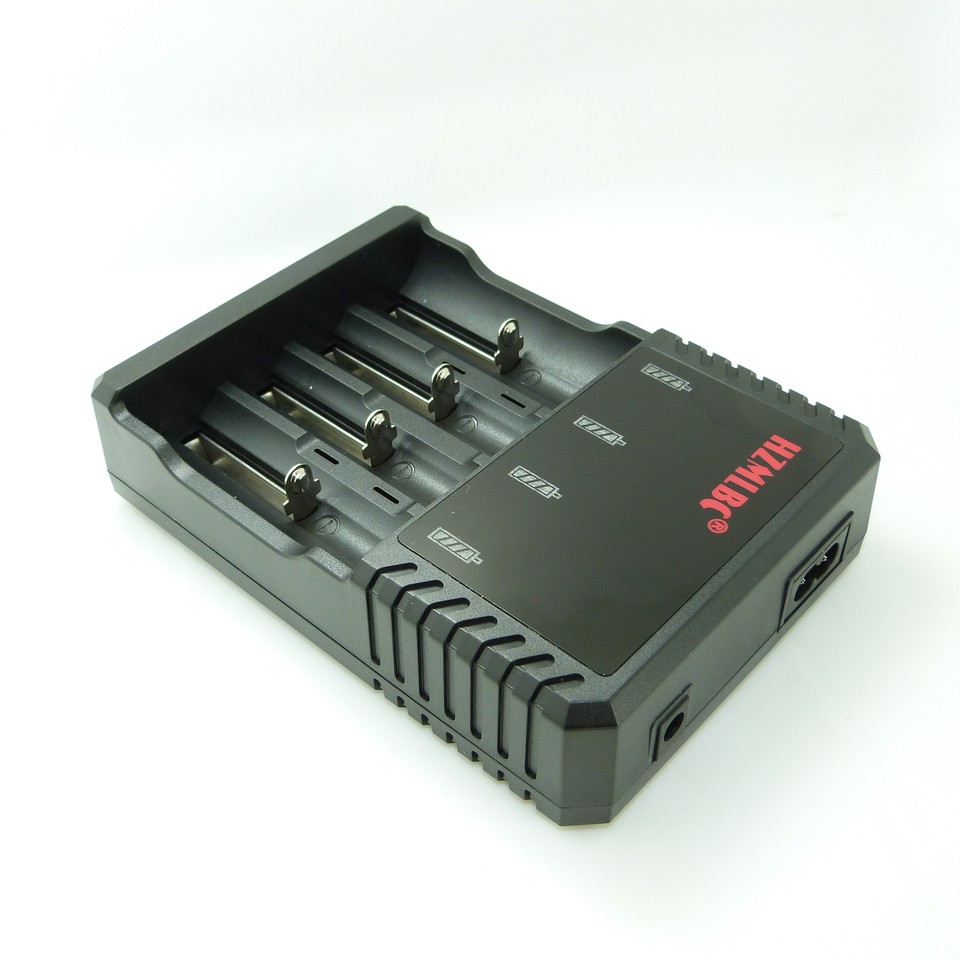 Four-Slot Smart Battery Charger 4 Slot Universal For 16340 14500 26650 ...