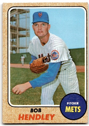 1968 Topps Bob Hendley . New York Mets #345 | eBay