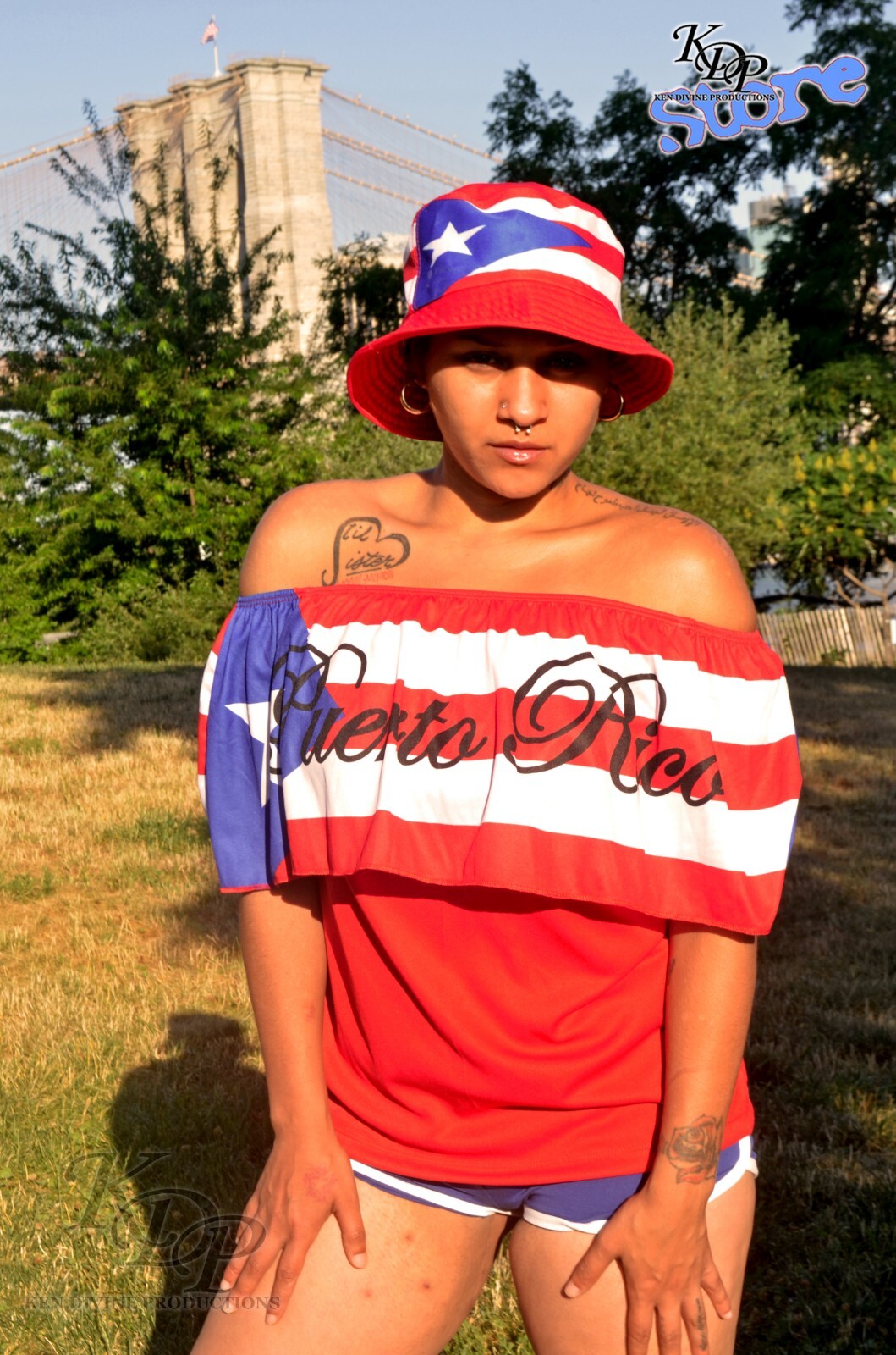 Puerto Rico Flag-Designed Top Blouse for Women | eBay