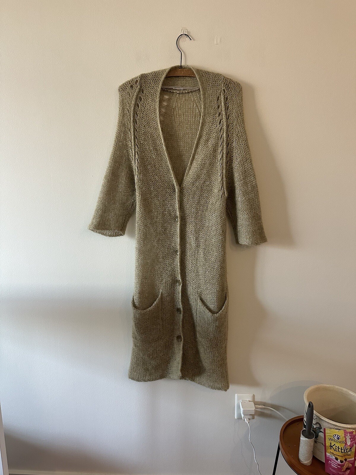 Humanoid Sister Mohair Duster Open Gauge Knit Sweater… - Gem