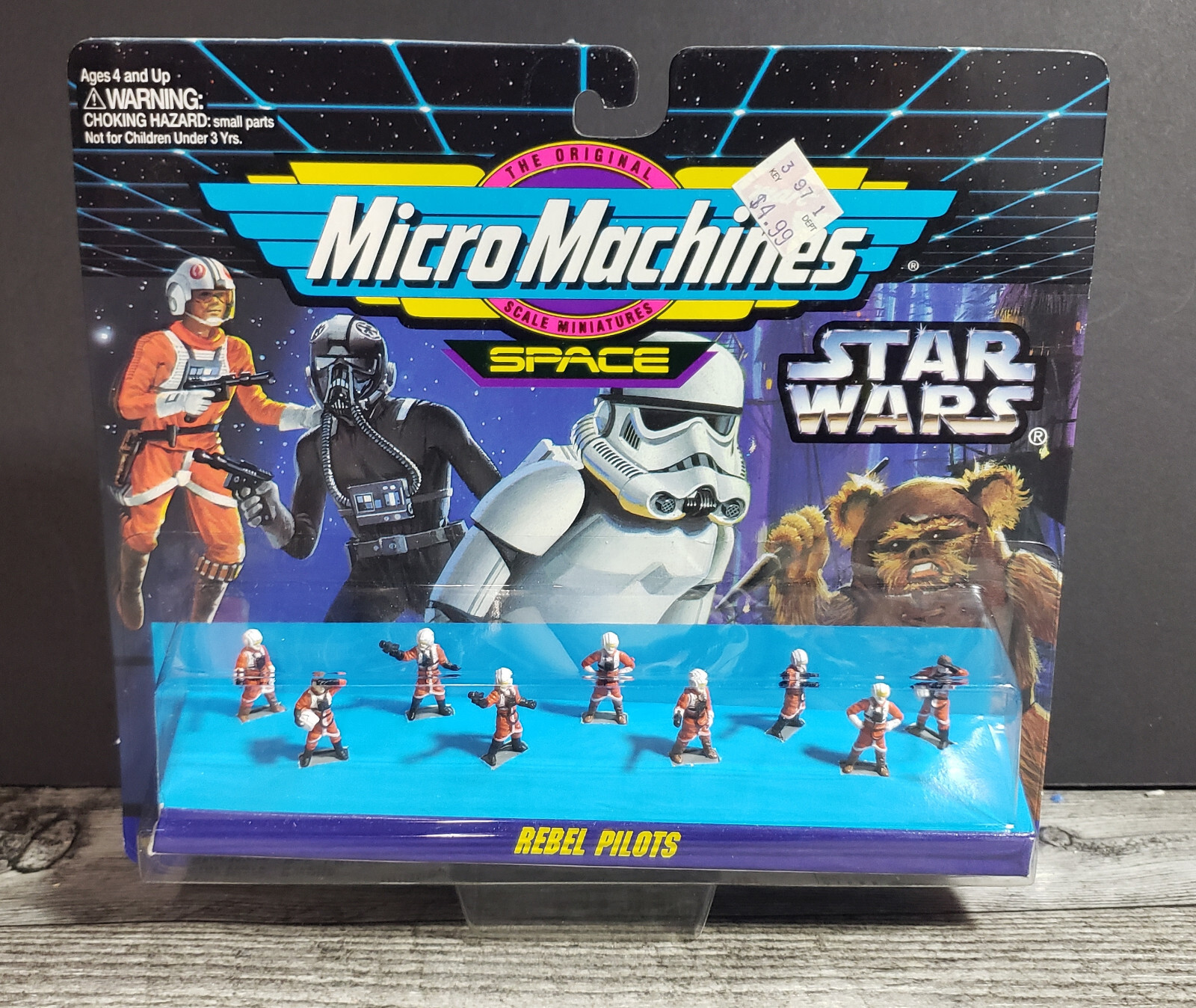 Star Wars Vintage 1994 Micro Machines Collection Rebel Pilots New In ...