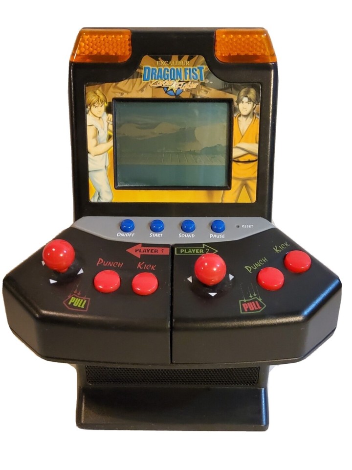 RARE Excalibur DRAGON FIST Karate Fighter electronic handheld game ...