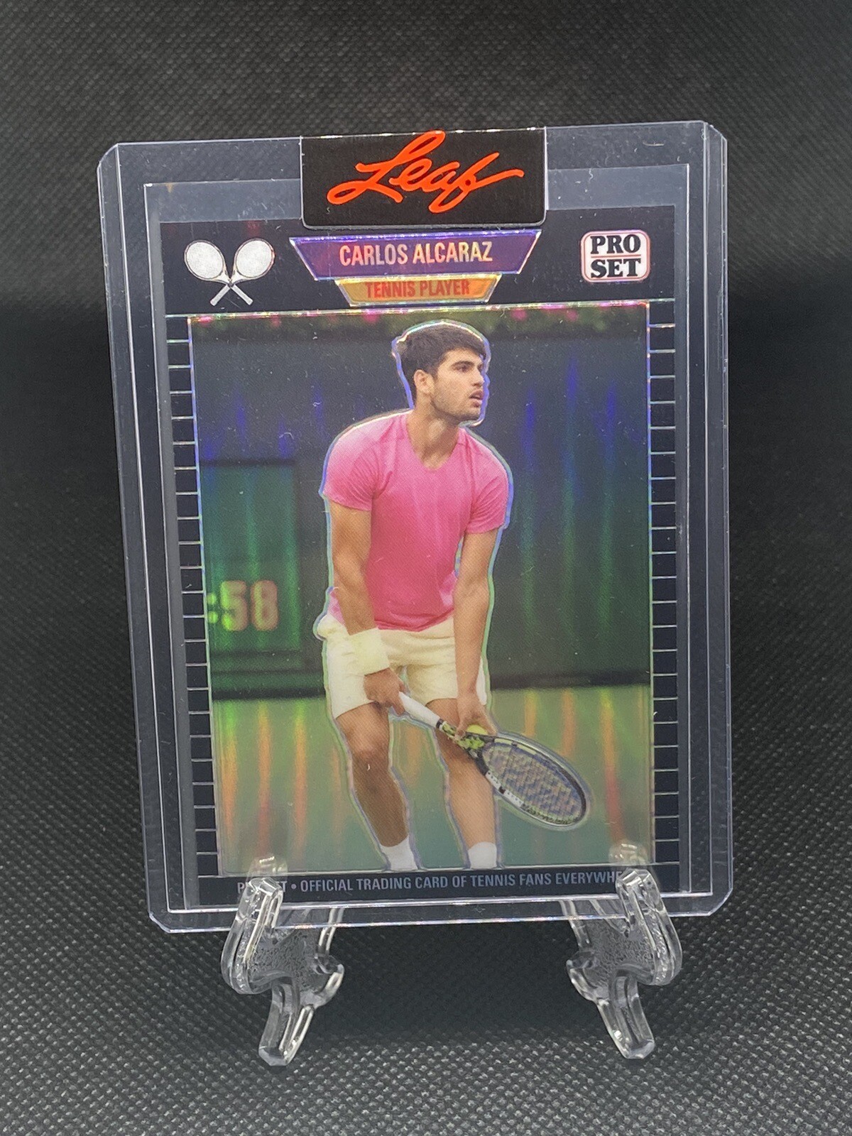 2023 Leaf Pro Set Metal Black Carlos Alcaraz Tennis ATP /49 Sports Trading Card | eBay