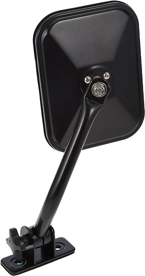 Rugged Ridge 11025.13 Quick Release Rectangle Mirror for Jeep Wrangler ...