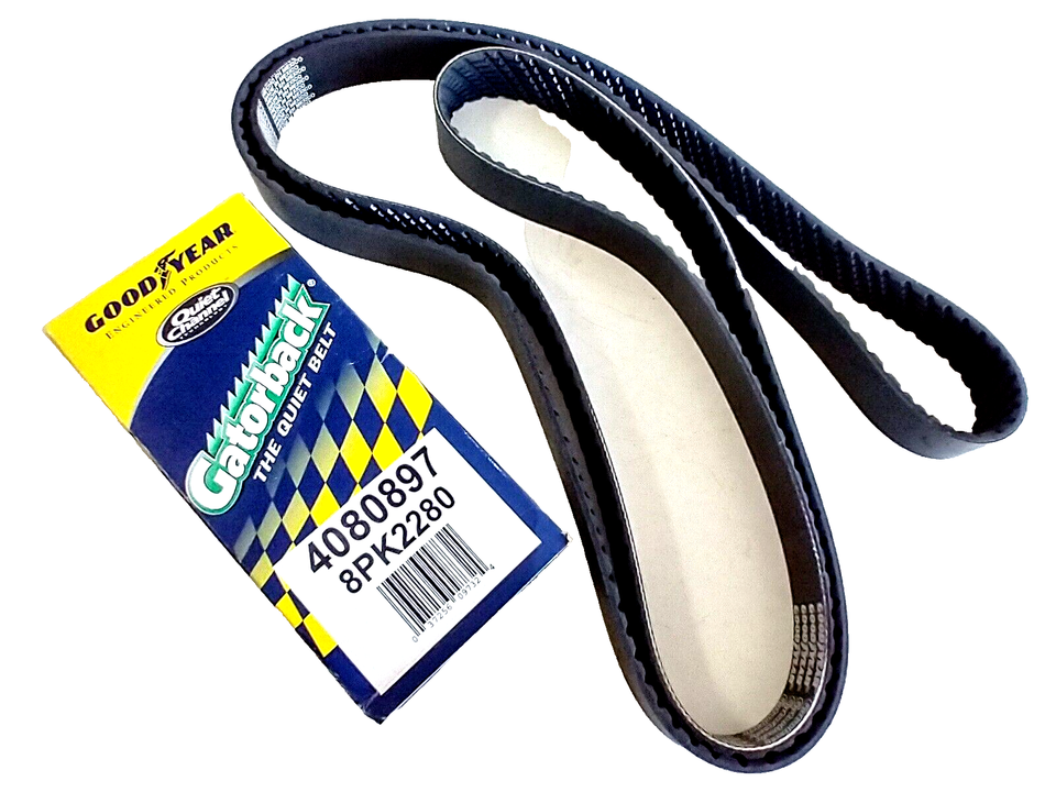 Serpentine Poly-V Belt The Quiet Belt GOODYEAR GATORBACK 4080897 | eBay