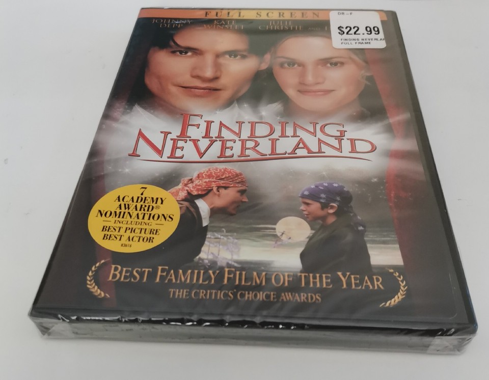 Finding Neverland (DVD Movie, 2005, Full Frame) Johnny Depp Kate ...