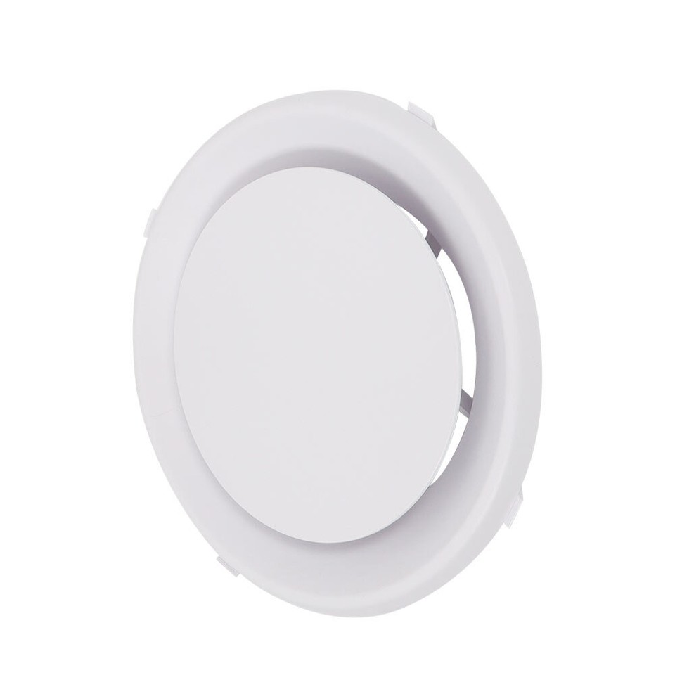 New ABS Round Ceiling Diffuser 6" 8" 10"12" Cone Diffuser Outlet Vent ...