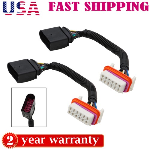 2x Headlight Wiring Harness Adapters for Volkswagen Touareg 2004-2006 ...