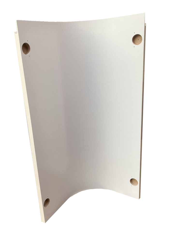 731mm high Curved Gloss Sofia Cream Kitchen unit door to fit Wickes ...