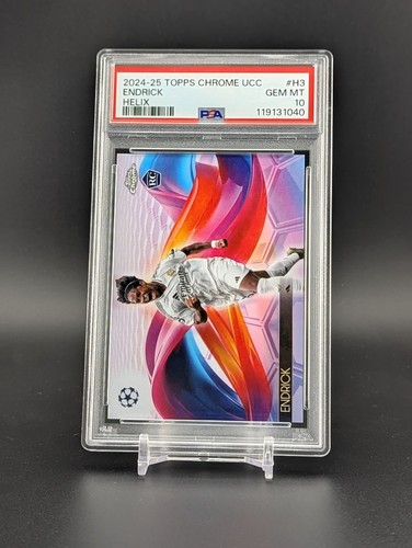 Endrick 2024-25 Topps Chrome HELIX Case Hit SSP Rookie RC - PSA 10 ...