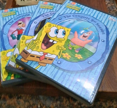 Spongebob Squarepants - The Complete 2nd Season (DVD, 3-Disc Set) | eBay