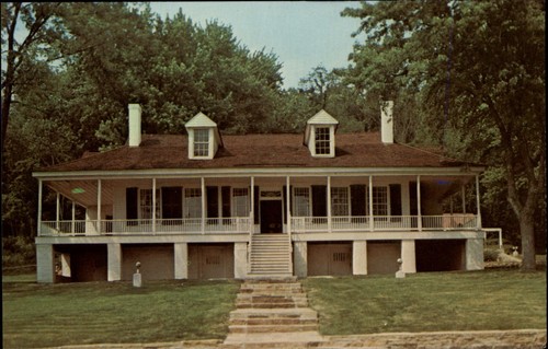 Pierre Menard Home Chester Illinois vintage postcard l182 | eBay