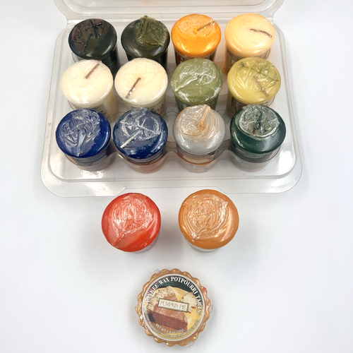 Yankee Candle Votive Sampler and 1 Tart Assorted Discontinued Fall ...