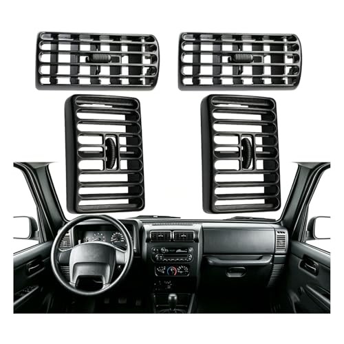 4PCS 5DP55TAZ 5FS10LAZAB Dashboard Air Duct 4PCS Dashboard Vent Louver ...