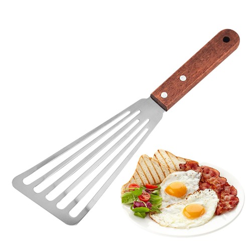 NEW 11.41" Stainless Steel Fish Turner Spatula With Slotted Angled ...