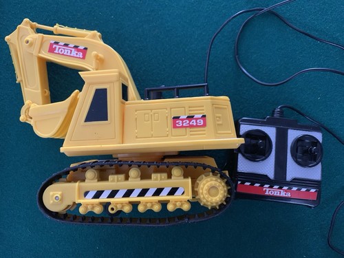 1999 ELECTRIC TONKA EXCAVATOR 3249 W/ WIRED REMOTE CONTROL | eBay
