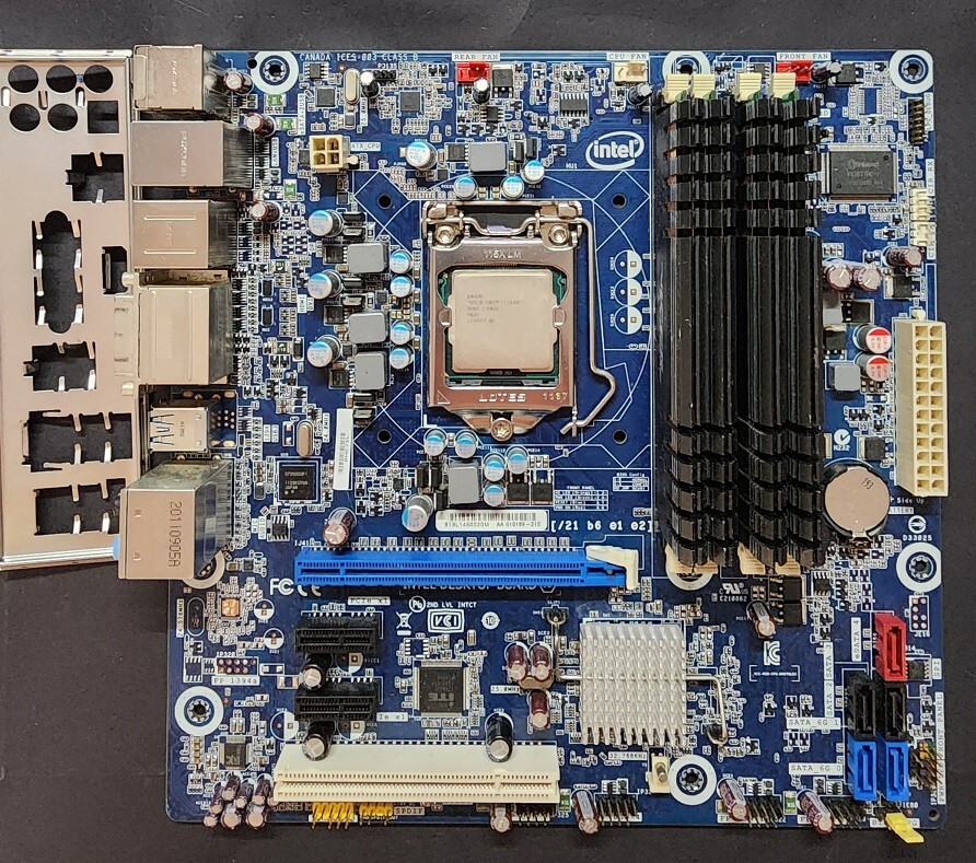 INTEL DH67BL Motherboard with i7-2600s CPU and 8GB Ram + Wi-Fi | eBay