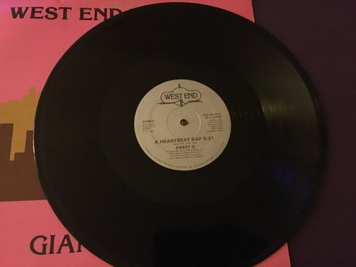 RARE 12" SWEET G - A HEARTBEAT RAP/Rap Your Heart Out WEST END VG+ | eBay