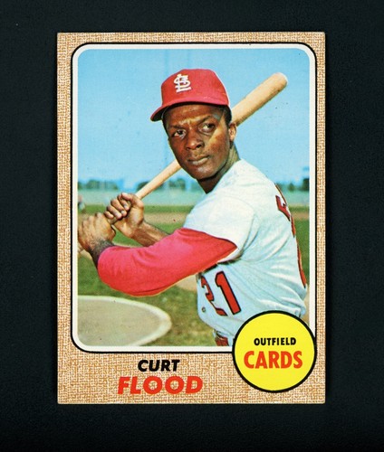 Curt Flood 1968 Topps - St. Louis Cardinals #180 EX-MT | eBay