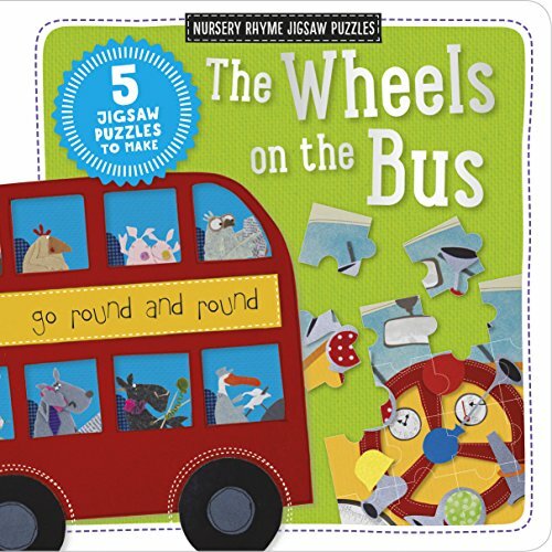 The Wheels on the Bus: Kate Toms Jigsaw Book By Make Believe Ide | eBay