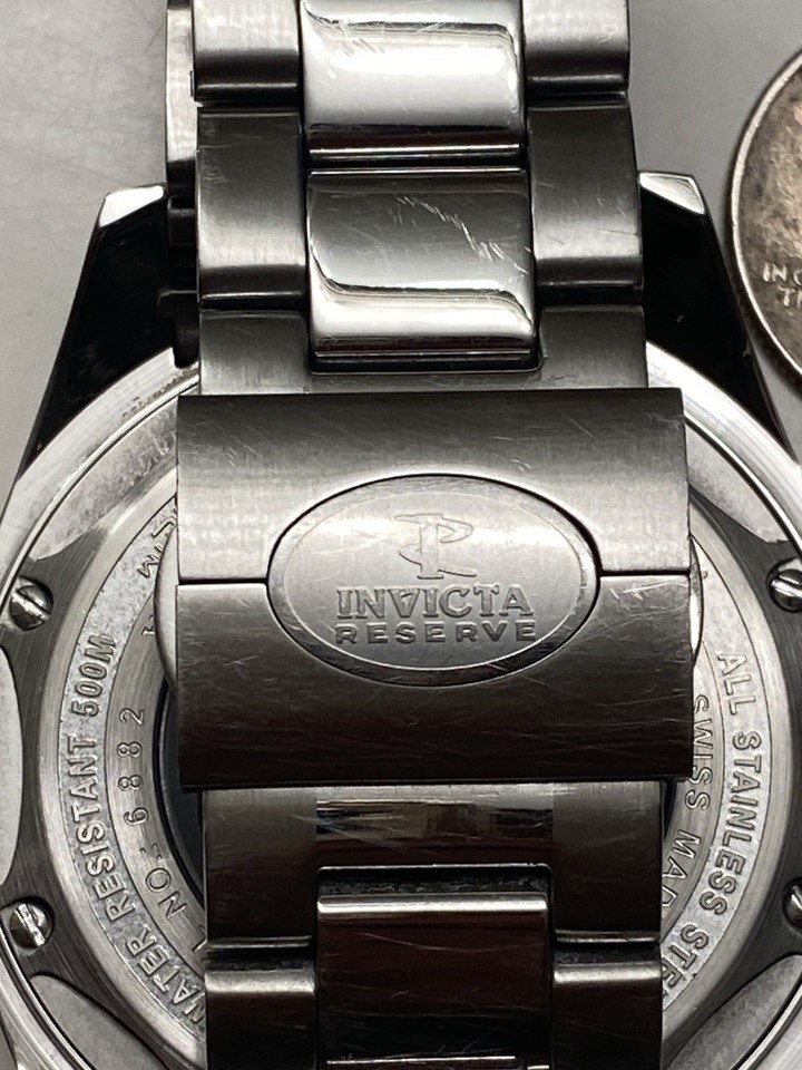 Invicta Reserve Model No. 6882 “RARE “ Swiss Made, Diamond | eBay