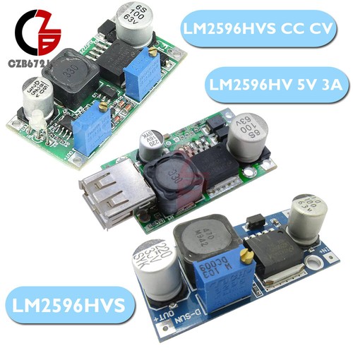 LM2596HV S CC CV Buck 12V/24V/36V/48V/60V to 5V 3A USB Charger Step ...
