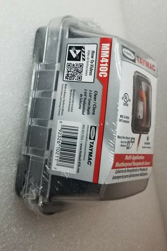 TAYMAC MM410C Single-Gang Horizontal/Vertical Mount Weatherproof Cover ...
