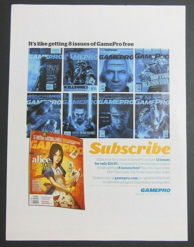 GamePro Forums Print Ad 8 x 11 in Poster Advertising Magazine Video ...