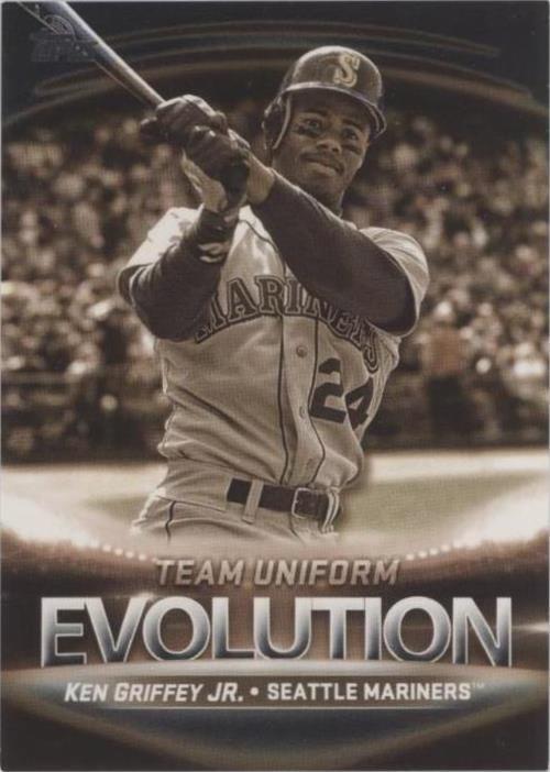 2019 Topps - Evolution Of: Team Logos/Uniforms Ken Griffey Jr, Ichiro ...
