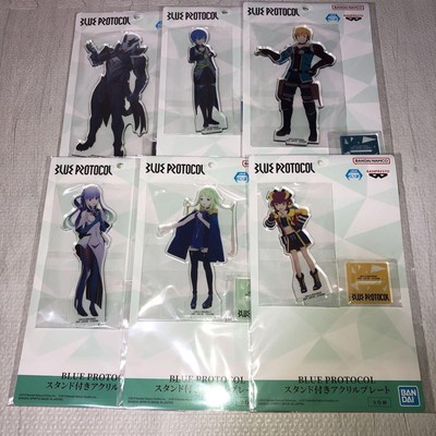6 Types Complete Blue Protocol Acrylic Plate With Stand | eBay