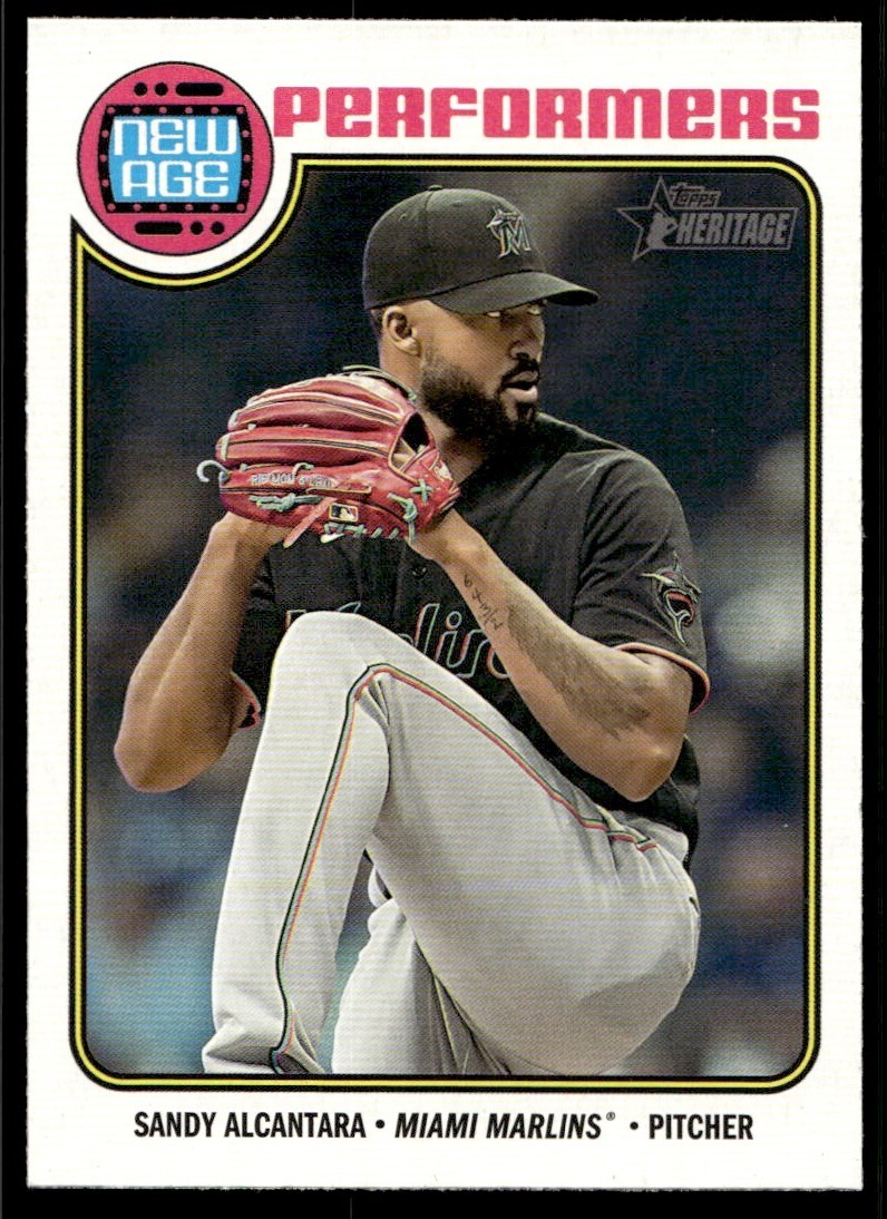 2023 Topps Heritage New Age Sandy Alcantara G19 #NA-25 | eBay