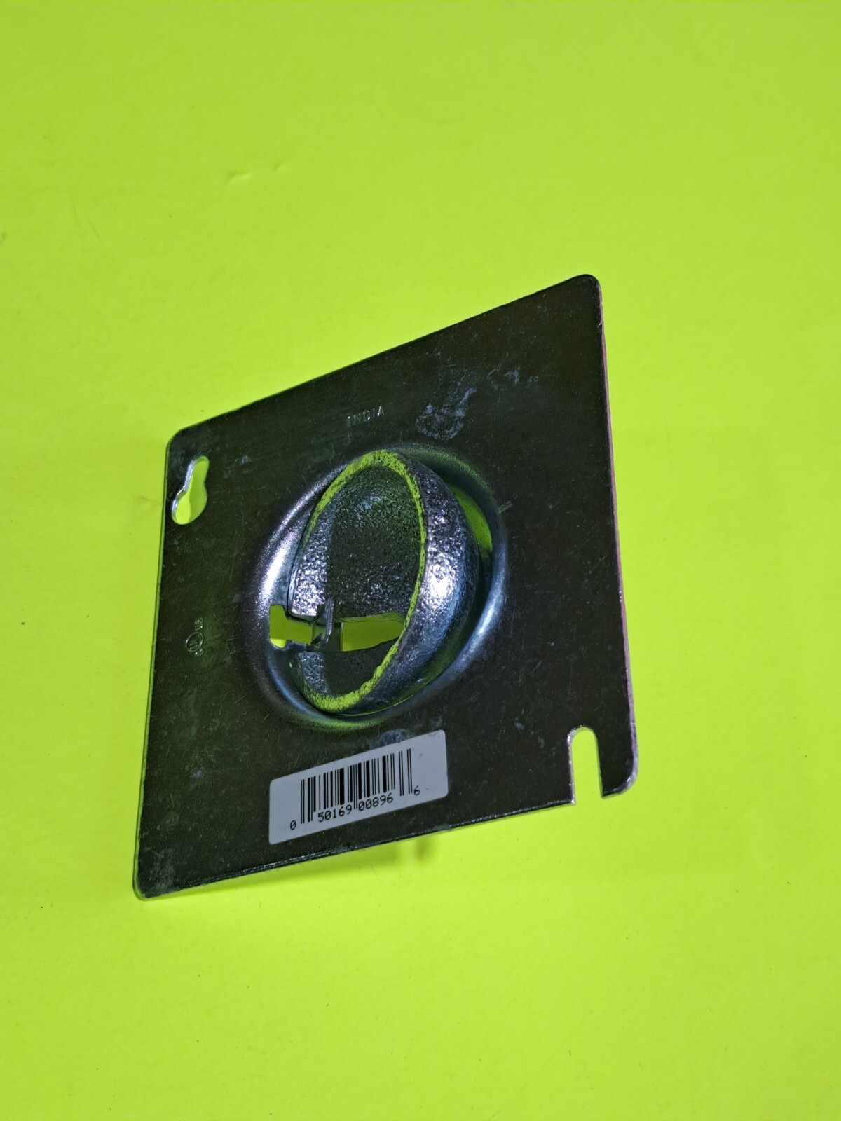 Raco 4" Square Swivel Fixture Hanger Cover for Use Box, Silver | eBay