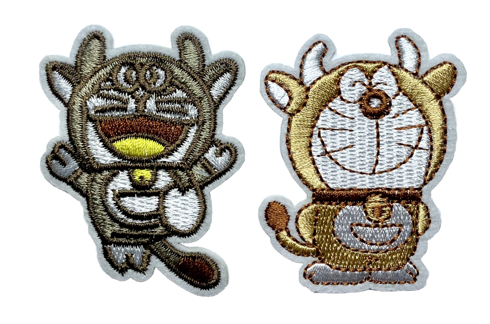 Doraemon Cow Ox Bull Iron On Patch Set, 2.25”, Japanese Anime Manga US ...
