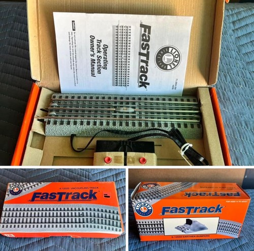 Lionel Fastrack lot, UCS, Uncoupler, Earthen bumpers | eBay