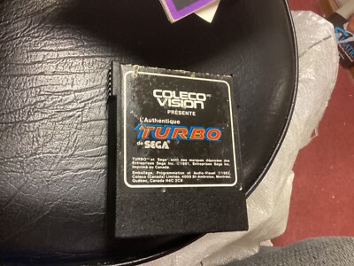 THE OFFICIAL TURBO SEGA for COLECOVISION CARTRIDGE ONLY Canada Version ...
