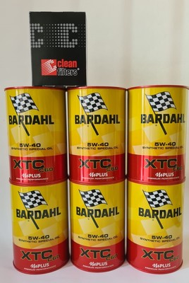 Olio Bardahl 5W40 XTC C60 olio motore kit 6 pz + filtro olio in omaggio 334039 8029255334939 | eBay