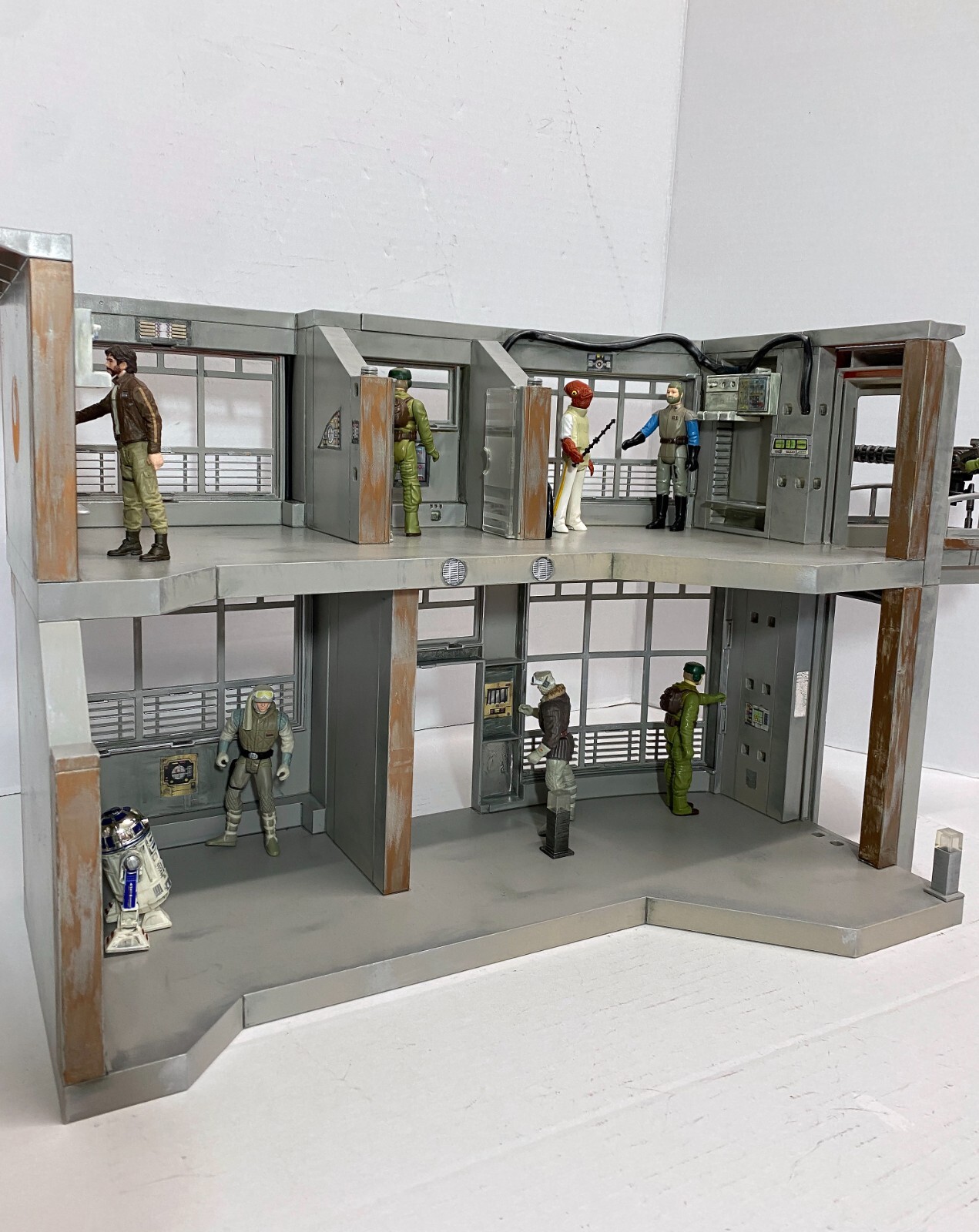 Star Wars Hoth Rebel Headquarters Endor Base Jedi Empire Vintage Kenner ...