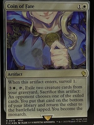 Coin of Fate Surge Foil R Commander: FINAL FANTASY 15 NM | eBay