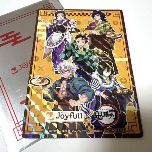 Demon Slayer: Kimetsu No Yaiba Joyful Collaboration Clear Card Sticker ...