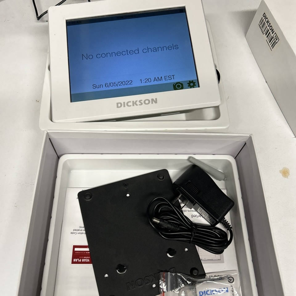 Dickson TSB Touchscreen Temperature and Humidity Logger - Used and working | eBay