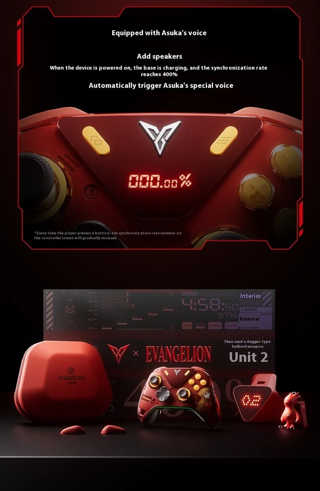 Flydigi Apex 5 EVA-02 Wireless Gamepad Hall Sensing Joystick EVA ...