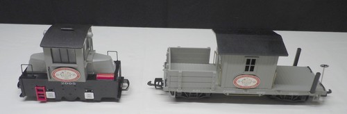 Hartland Locomotive Works HLW G Scale Gray Mack Switcher Engine & Work ...