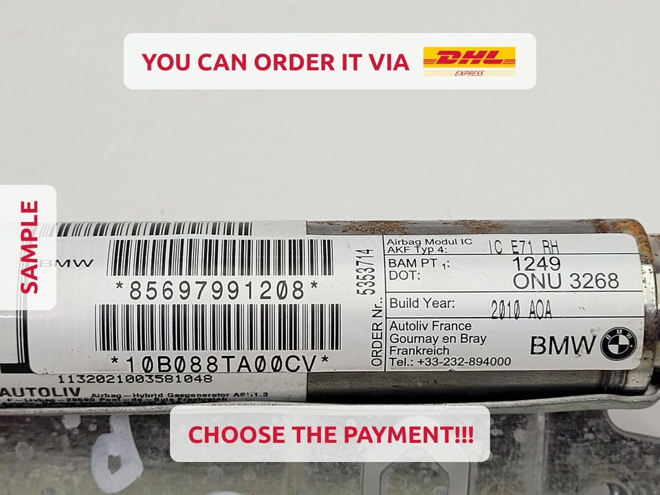 BMW X6 E71 E72 SPARE PART RIGHT SIDE 6979912 72126979912 | eBay