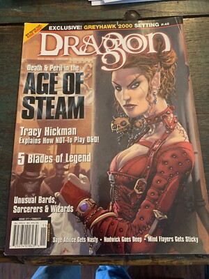 Dungeons and Dragons Dragon Magazine #277 Steampunk Wizards Bards ...