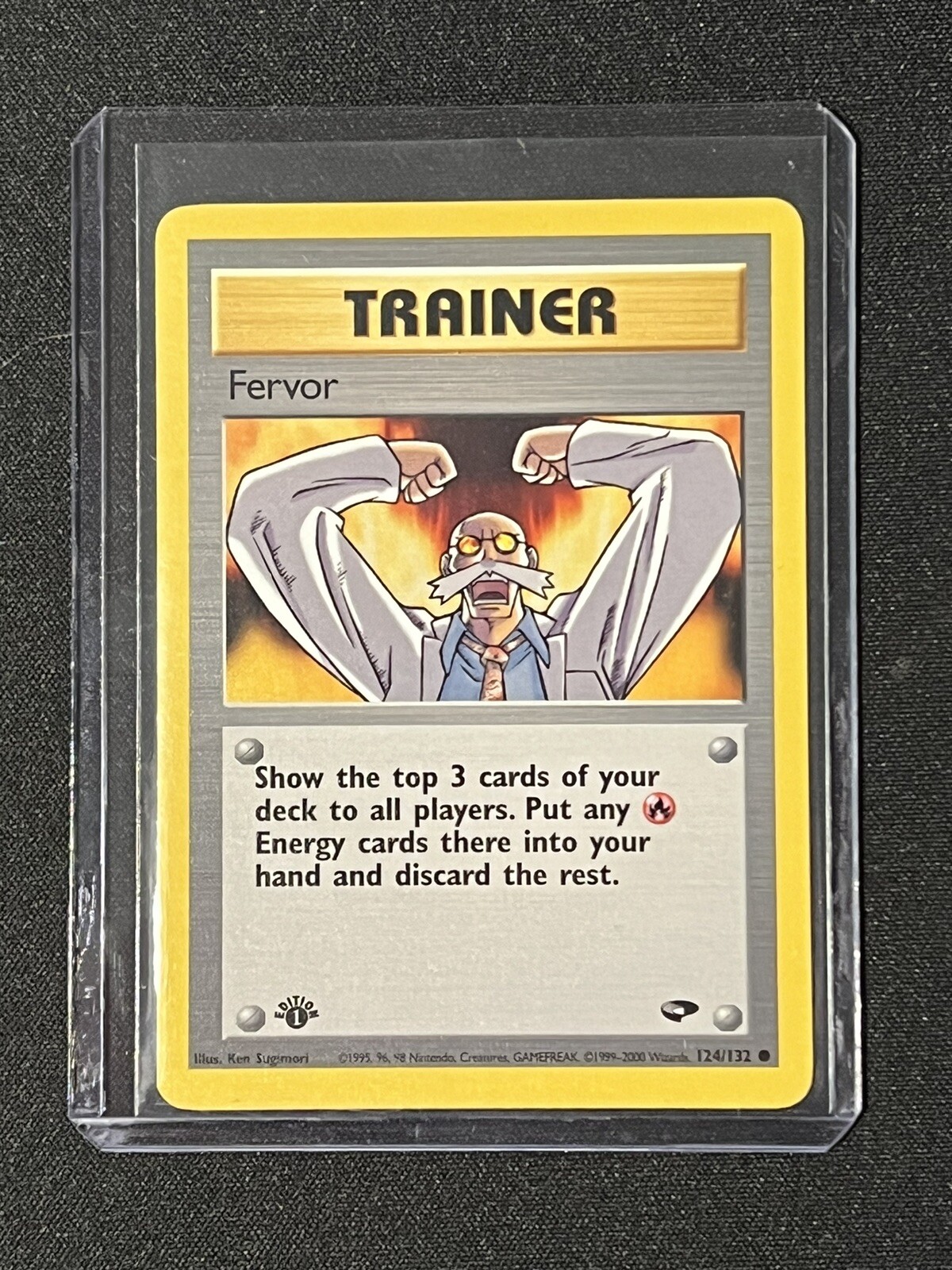 1st Edition Fervor 124/132 - Gym Challenge - Common Trainer - Pokemon ...