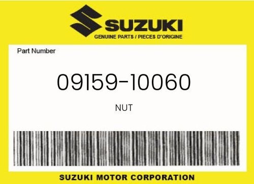 Suzuki Genuine Nut - 09159-10060 | eBay