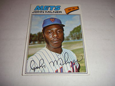 1977 TOPPS BASEBALL CARD #172 JOHN MILNER-METS- | eBay