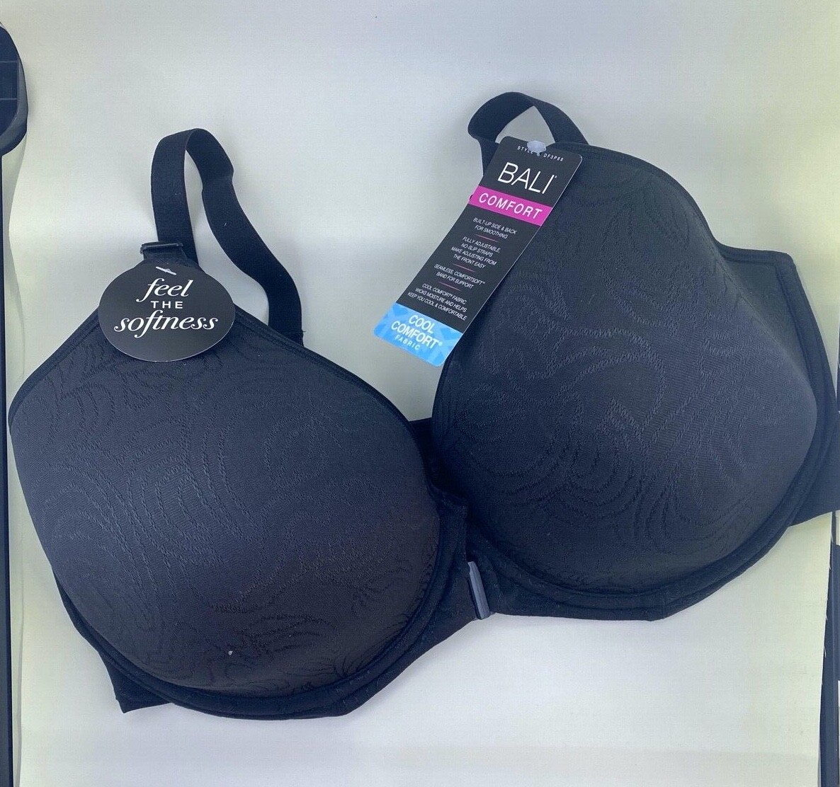 BRA Bali Intimates BRAND NEW - sizes available BLACK 38B, 38DD, 40DD | eBay