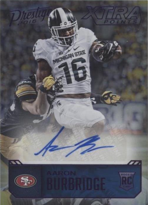 2016 Panini Prestige - Rookie Signatures Aaron Burbridge #AB Xtra ...