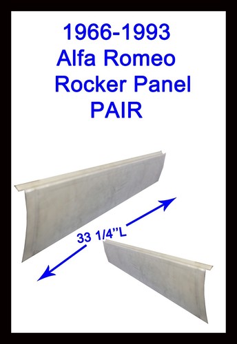 1966 1967 1968 1969 1970 1971-1993 Alfa Romeo Spider ROCKER PANELS NEW ...